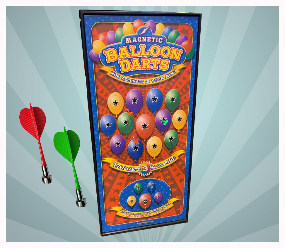 Balloon Pop Magnetic Darts Carnival Game Rental Fantasy World Balloon Pop Magnetic Darts Carnival Game Rental Fantasy World