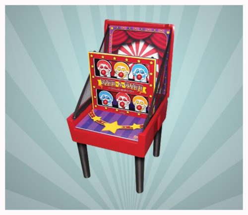 Down A Clown Carnival Game Rental - Fantasy World Entertainment