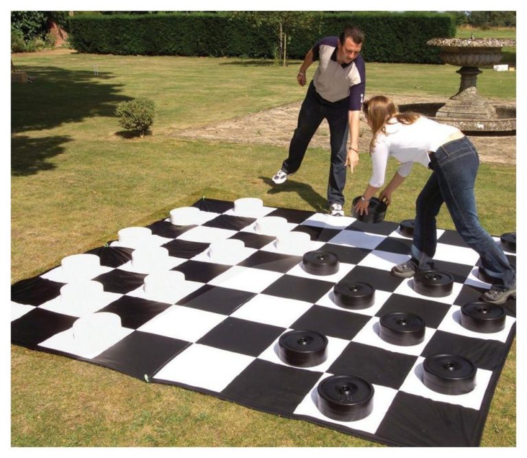 Giant Checkers Rental - Fantasy World Entertainment
