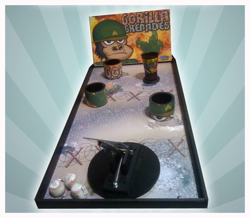 Gorilla Grenades Carnival Game Rental - Fantasy World Entertainment