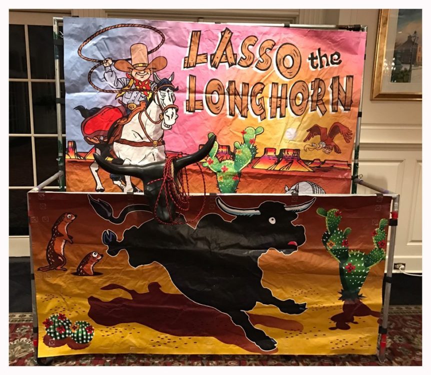 Lasso the Longhorn Carnival Game Rental - Fantasy World Entertainment
