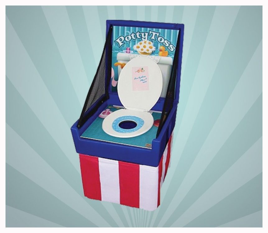 Potty Toss Carnival Game Rental - Fantasy World Entertainment