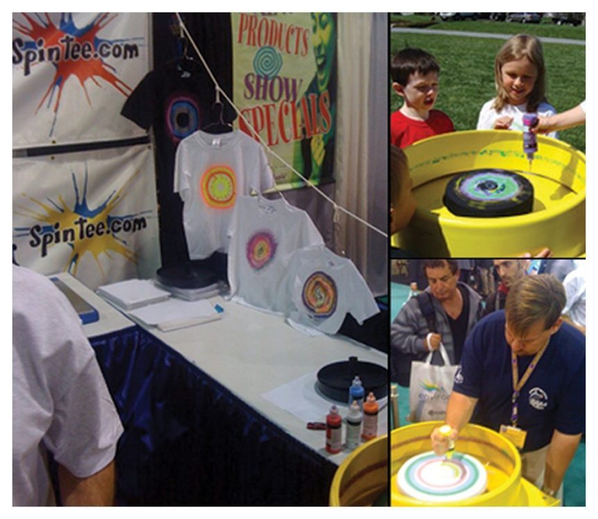 Spin Art T-Shirts Rental - Fantasy World Entertainment